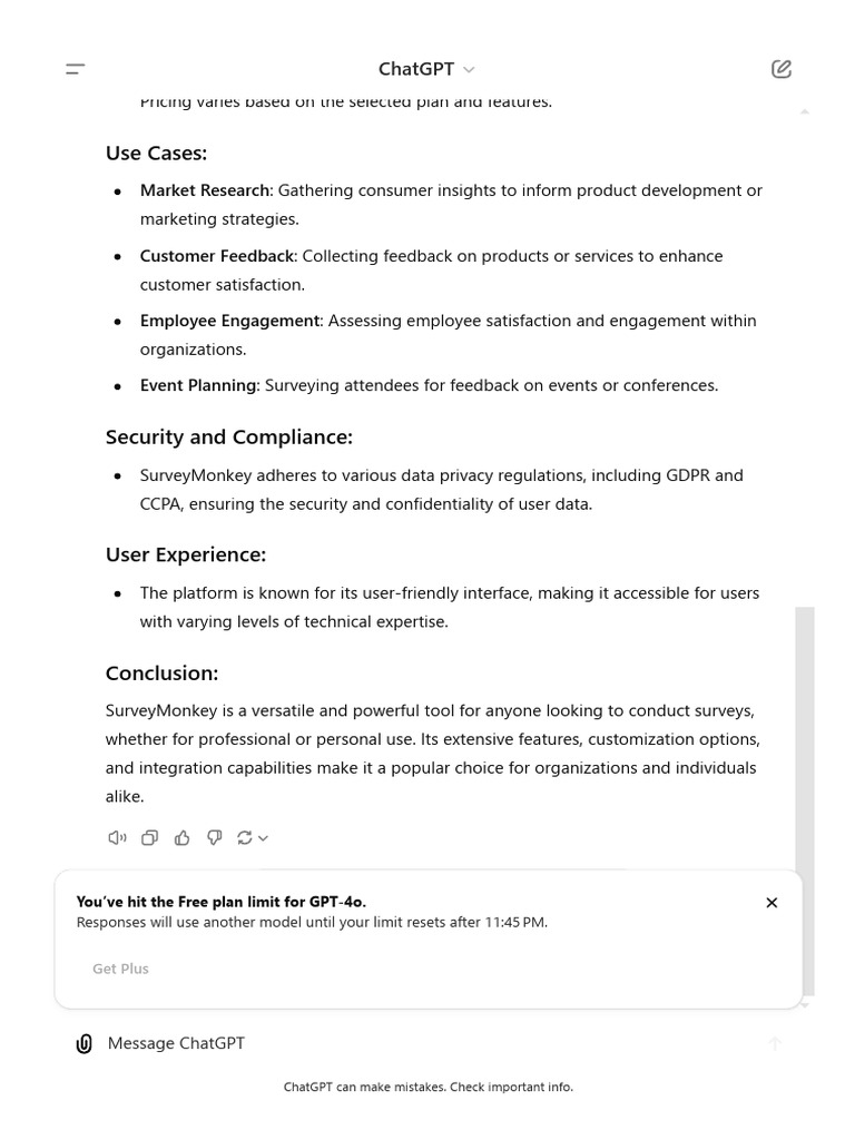 SurveyMonkey Overview and Features | PDF
