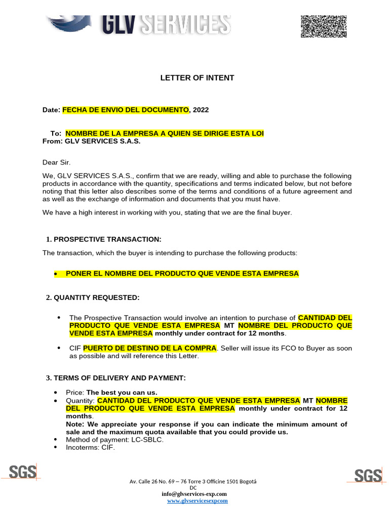 Modelo Loi para Proveedores | PDF | Finanzas y dinero | Derecho