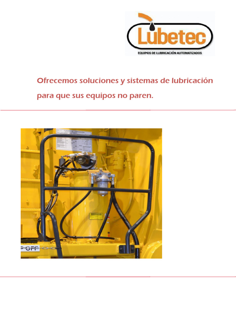 Lubricacion LUBETEC FM | PDF
