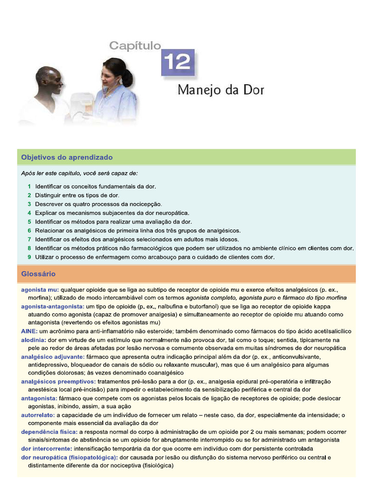 Manejo da dor - Brunner | PDF Manejo da dor - Brunner | PDF
