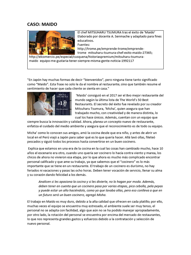 Caso Práctico 4 Maído - Diseño Orga | PDF