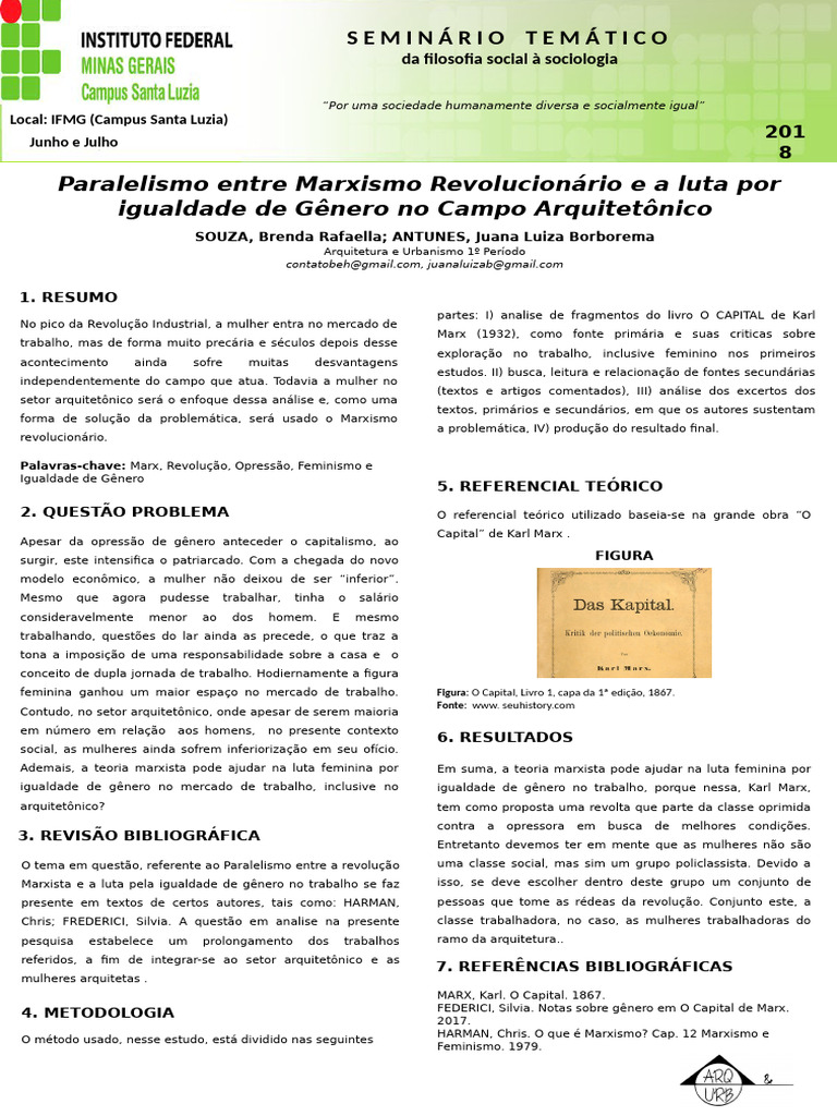 Template Sociologia MARX e Genero 3 | PDF