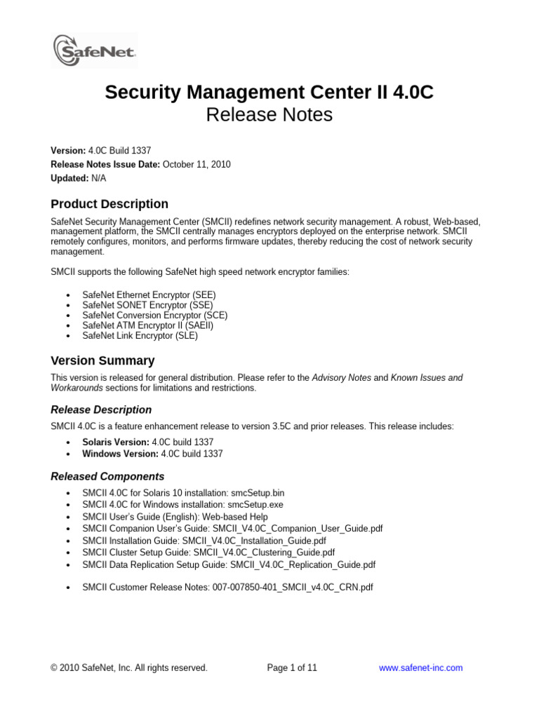 007-007850-401 SMCII v4 0C CRN | PDF | Microsoft Windows | Computer Cluster
