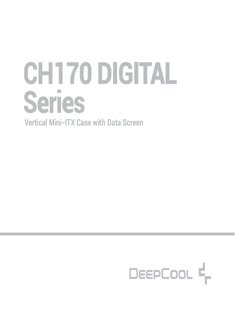 CH170 Digital | PDF