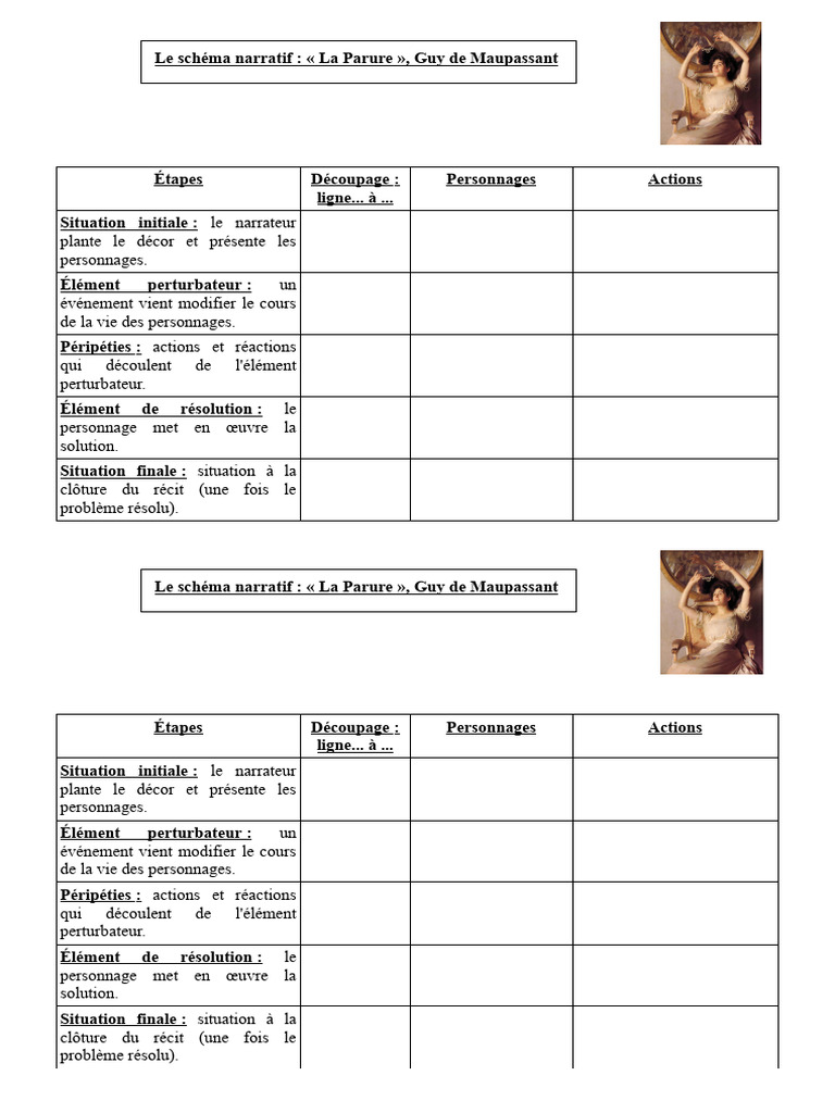 Séance 12 - Le Schéma Narratif | PDF