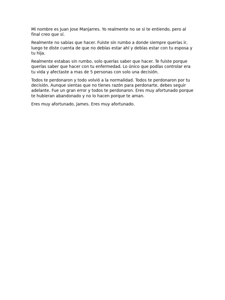 Las Penas de Papa - Juan Jose Manjarres | PDF