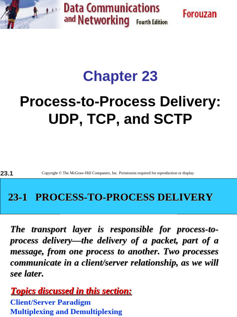 ch23 Udp TCP SCTP | PDF