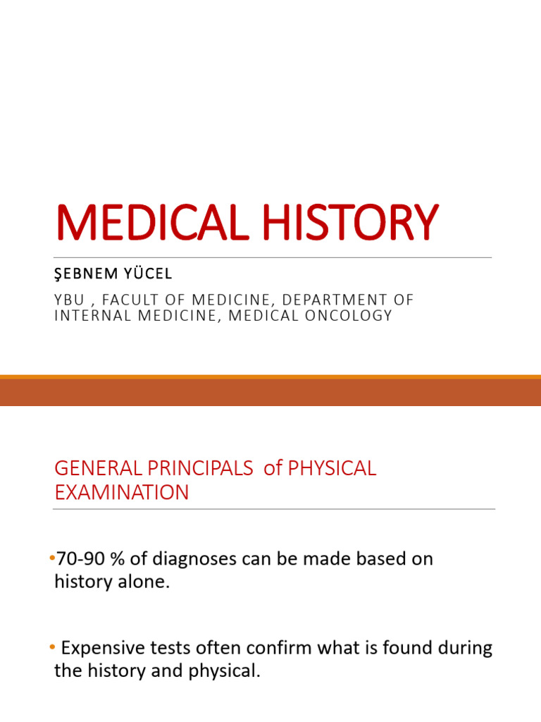Medical History | PDF