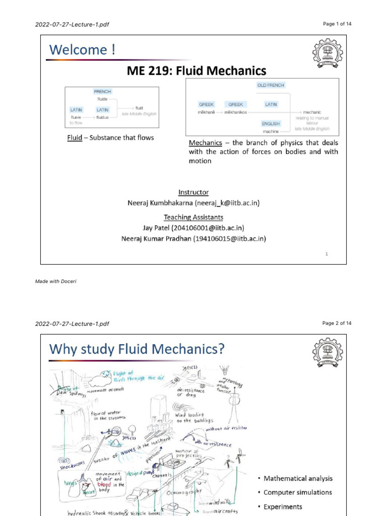 Lecture-1- Introduction and Fundamentals | PDF