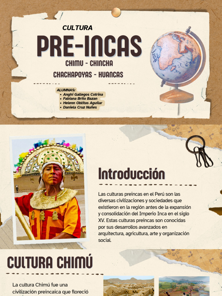 Presentación Diapositivas Historia Cultura PRE - InCAS | PDF