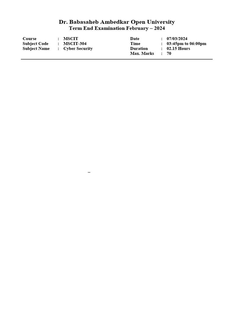 MSCIT-304 Compressed | PDF