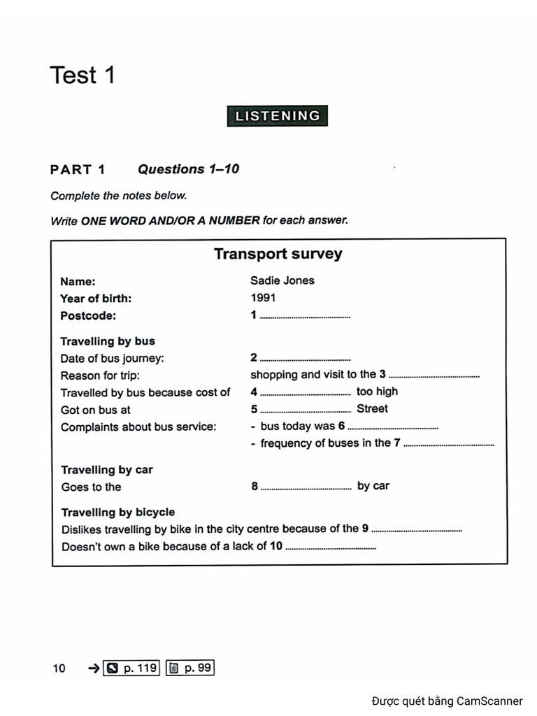 Listening Section 1 | PDF