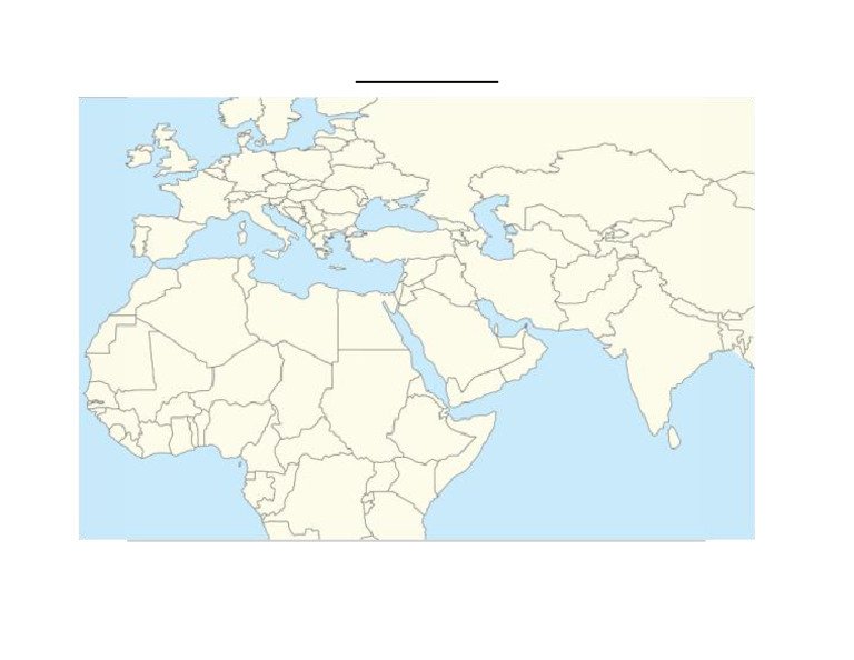 Map of Muslim Countries | PDF