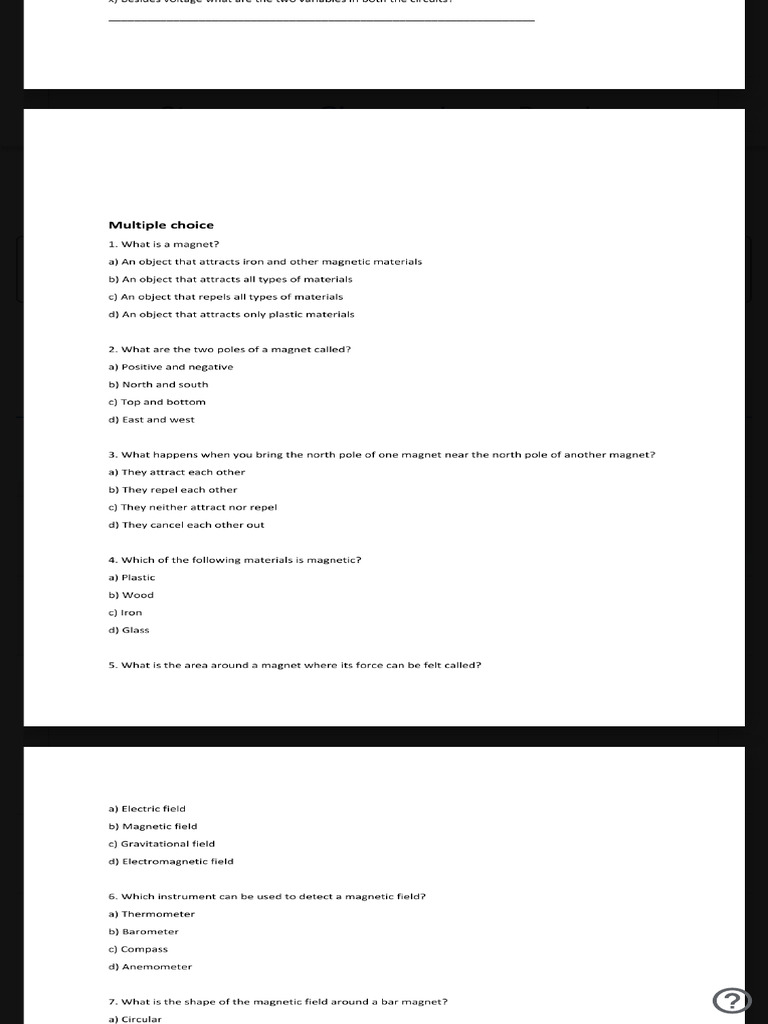 Classwork For Year 8 Physics College | PDF