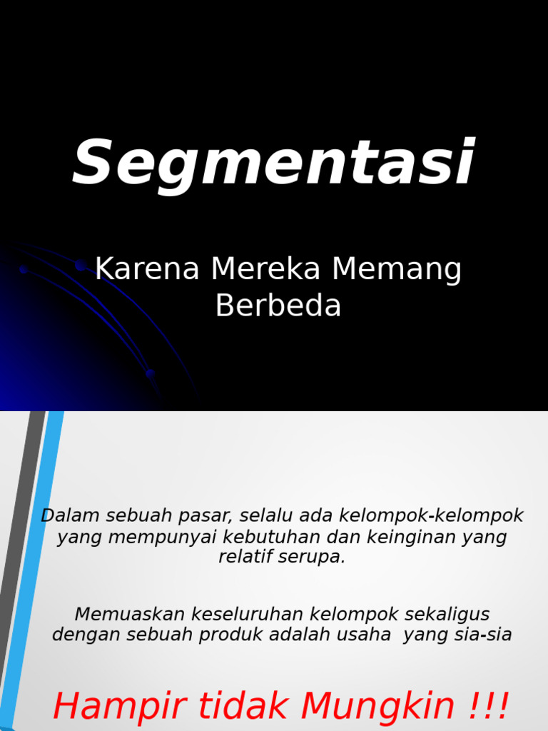 Segmentasi Revisi | PDF