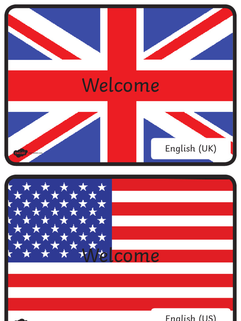 International Welcome Flags With Country Display Posters - Ver - 32 | PDF