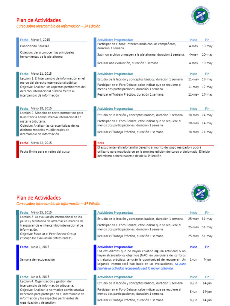 Cii 3ed Planificacion v2 | PDF