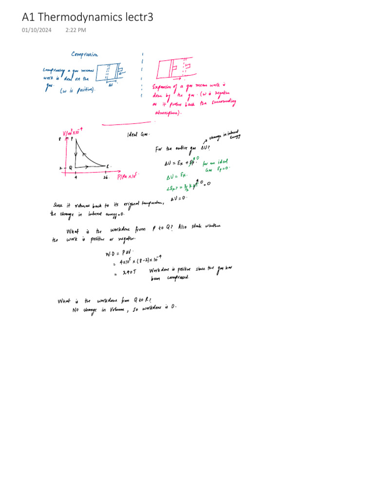 A1 Thermodynamics Lectr3 | PDF