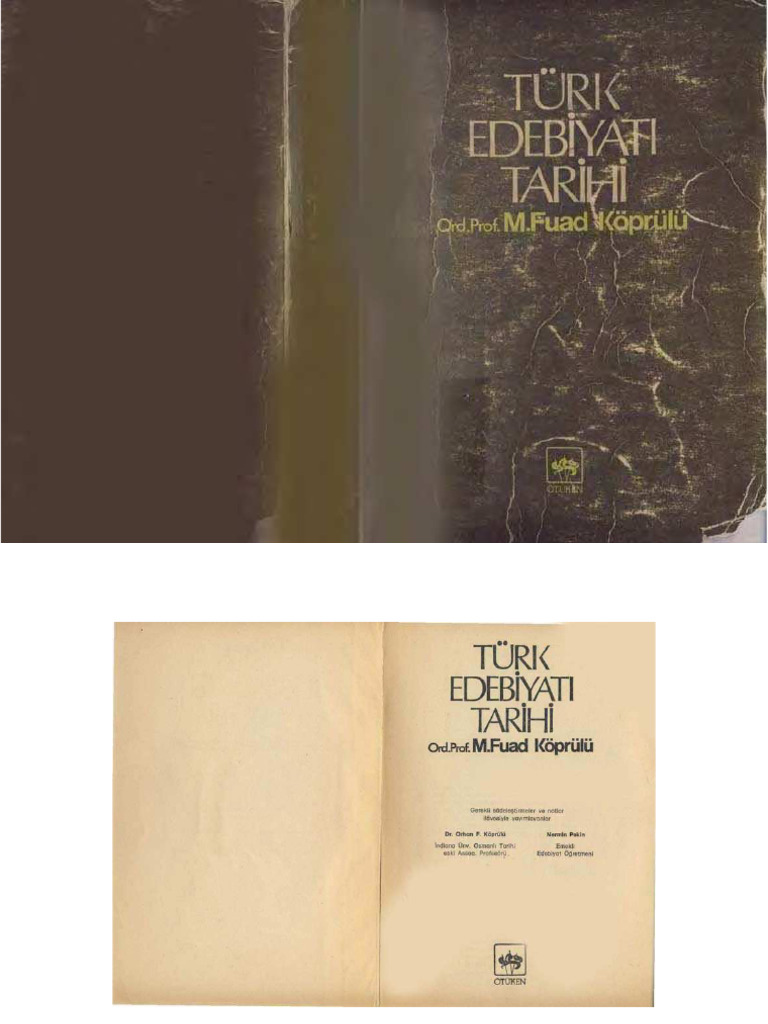 M Fuad Koprulu Turk Edebiyati Tarihi | PDF