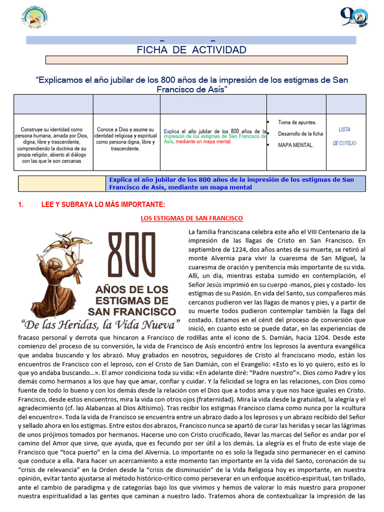 1ro-FICHA SEMANA 06-IIIBIM | PDF