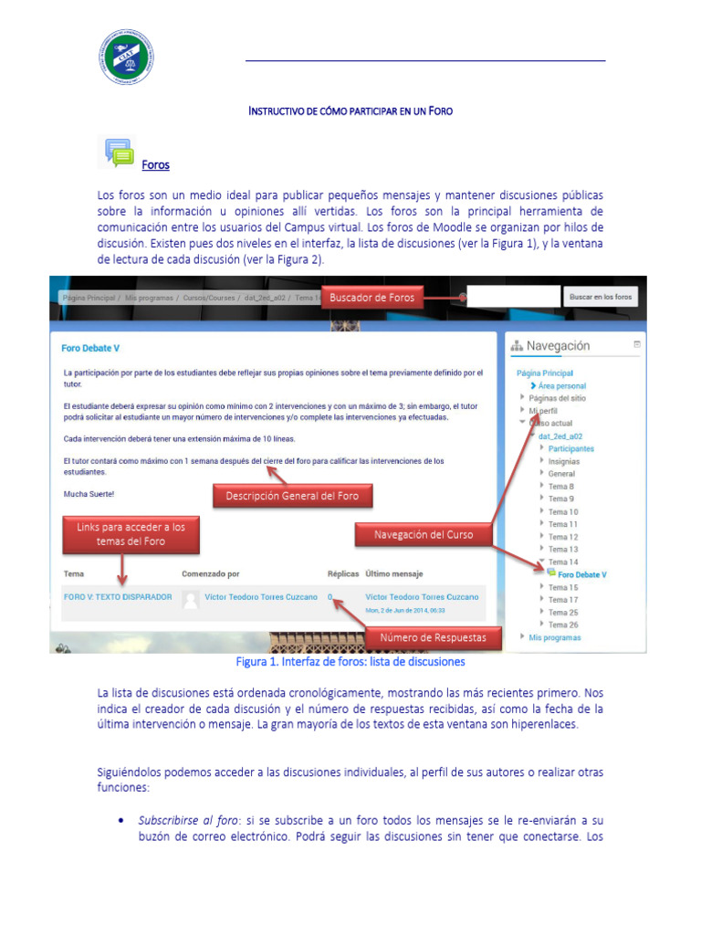 Instructivo Foros | PDF