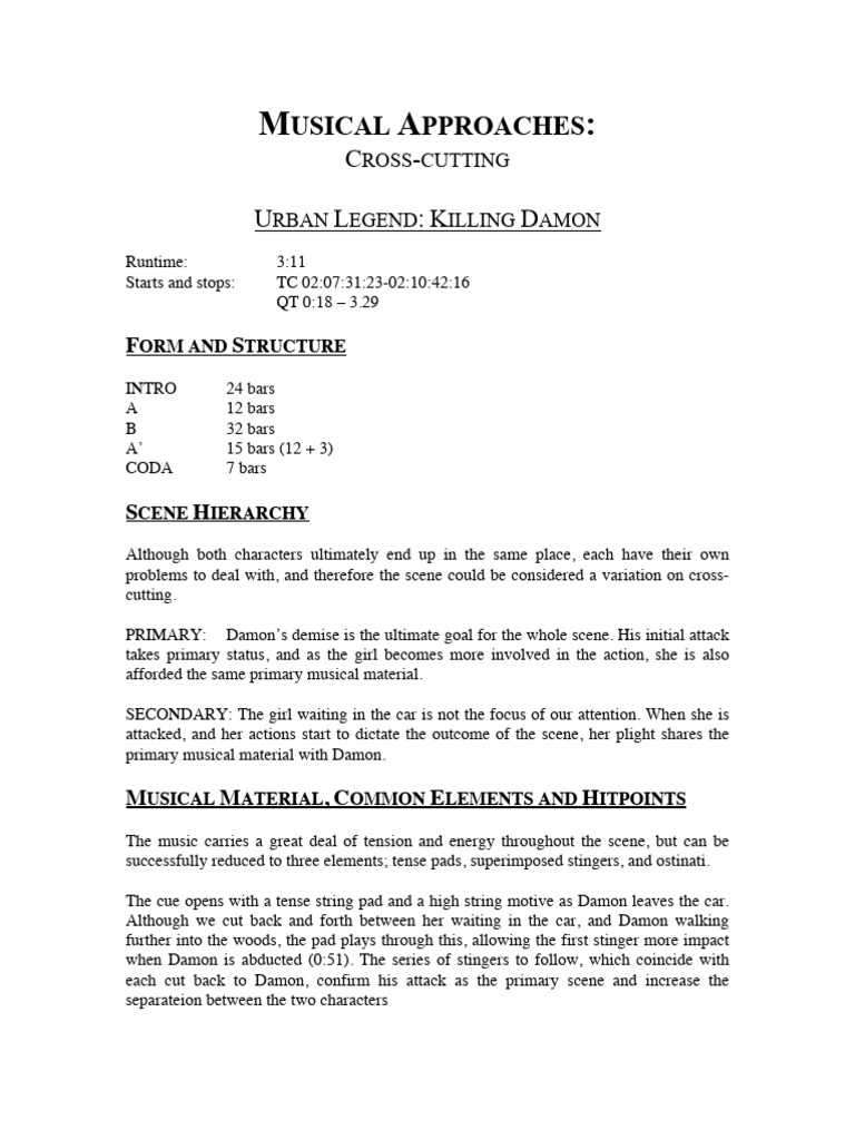 05 - Urban Legend Killing Damon CW | PDF