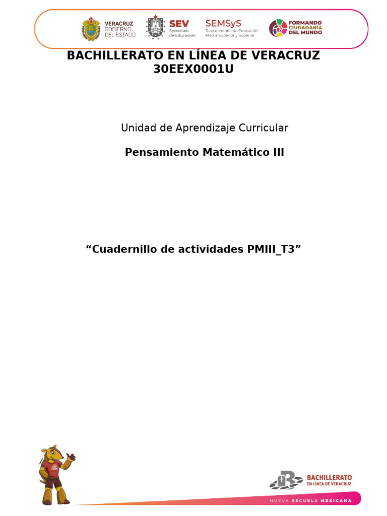 Pensamiento Matematico 3 | PDF