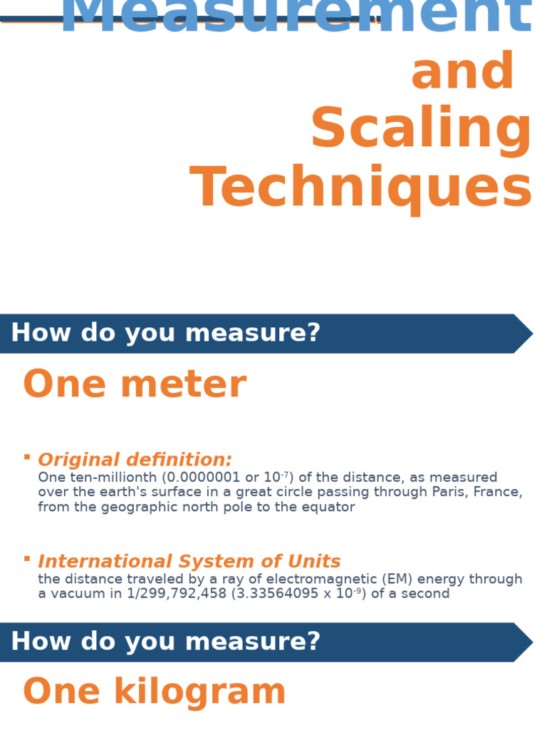 Scales And Scaling Techniques Pdf