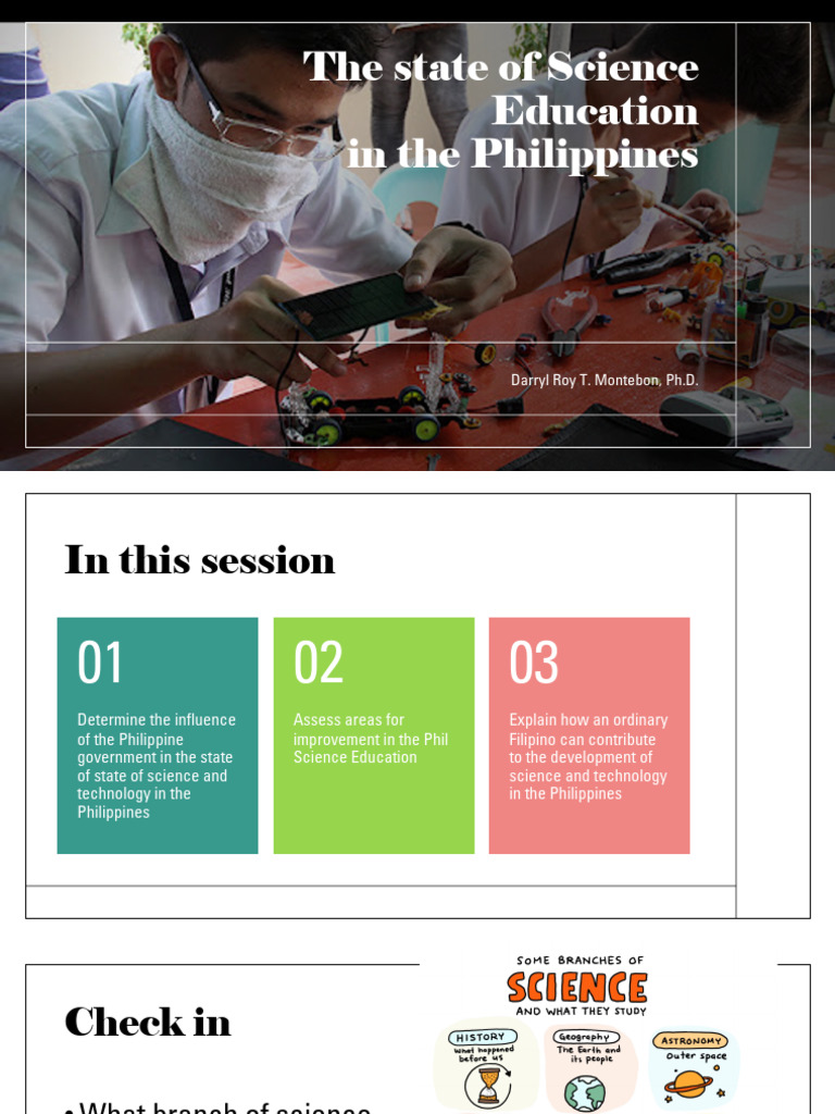 Science Education in The Philippines 1 | PDF