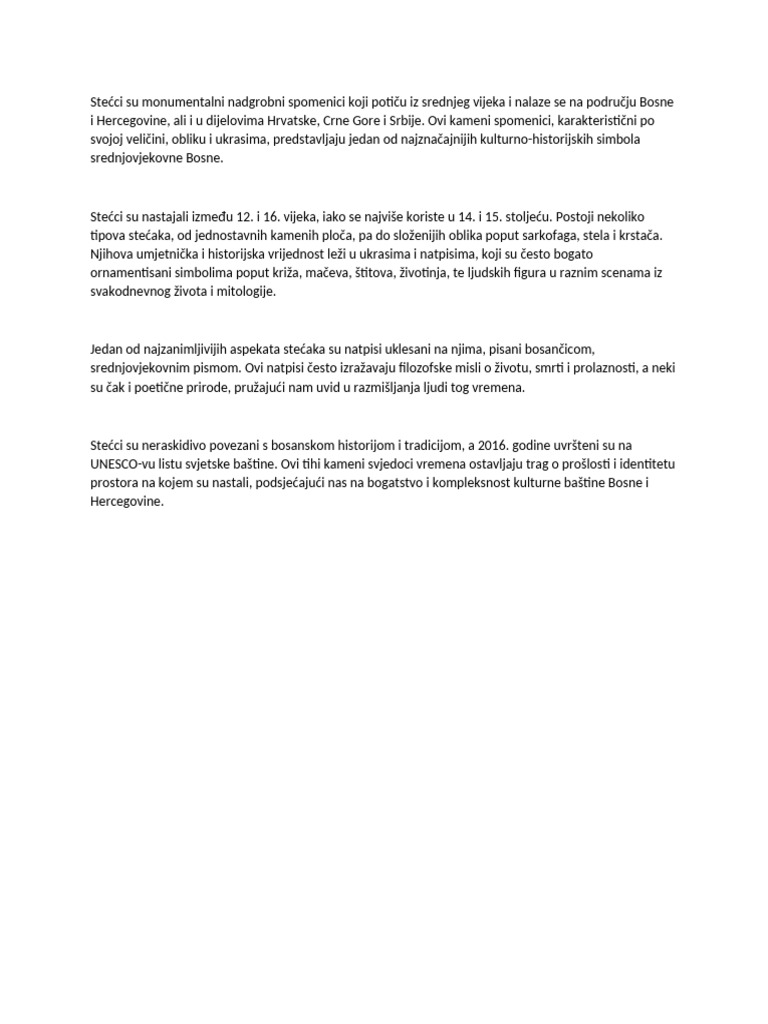 Stecci | PDF