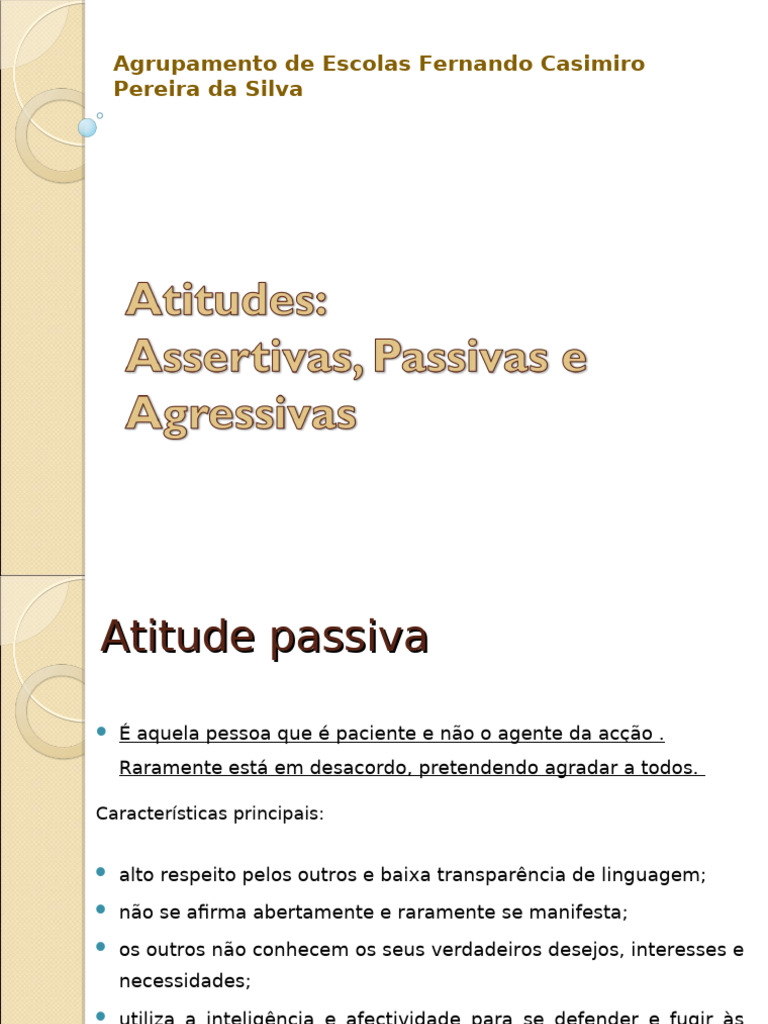Assertividade Na Escola | PDF