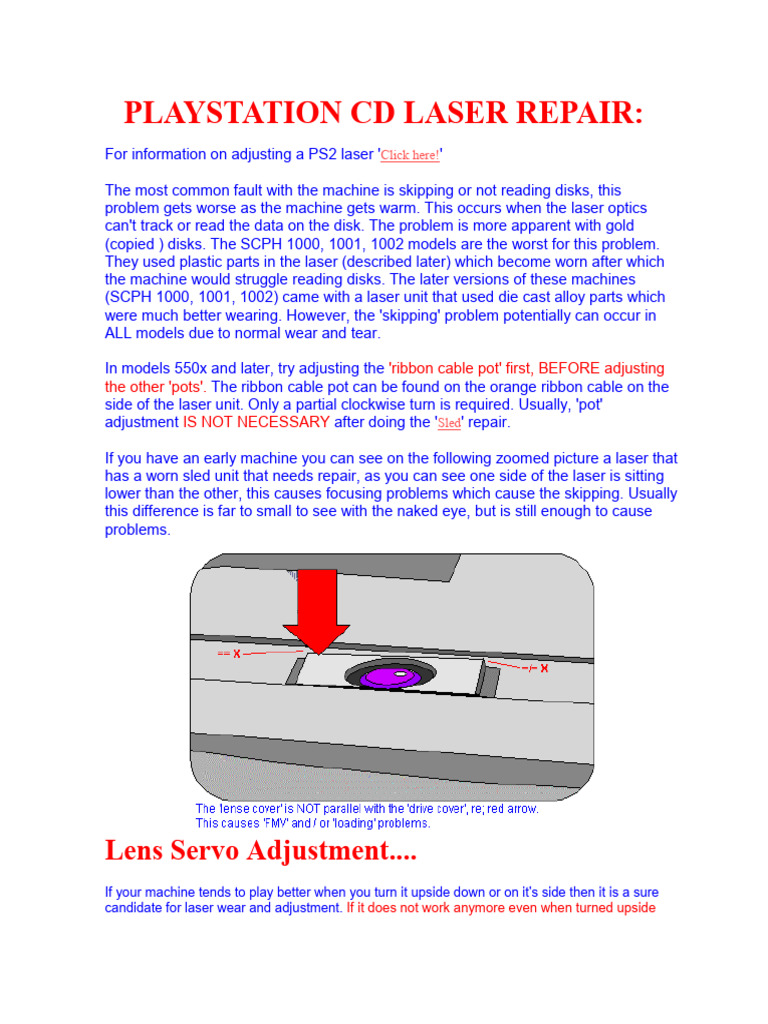 PlayStation_Laser_Repair | PDF