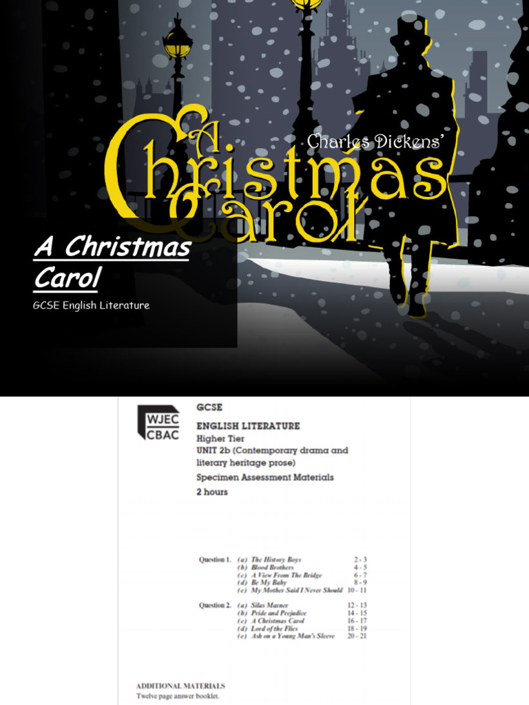 A Christmas Carol REVISION | PDF