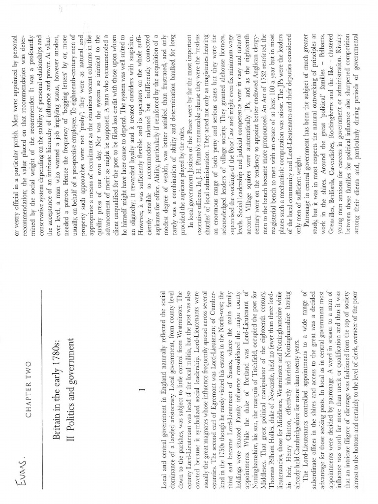 Britain in The Early 1780's II | PDF