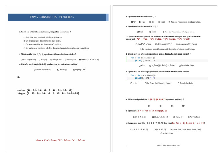 1NSI-(05-types-construits)-exos | PDF
