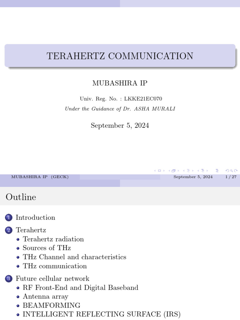 Seminar Slides | PDF