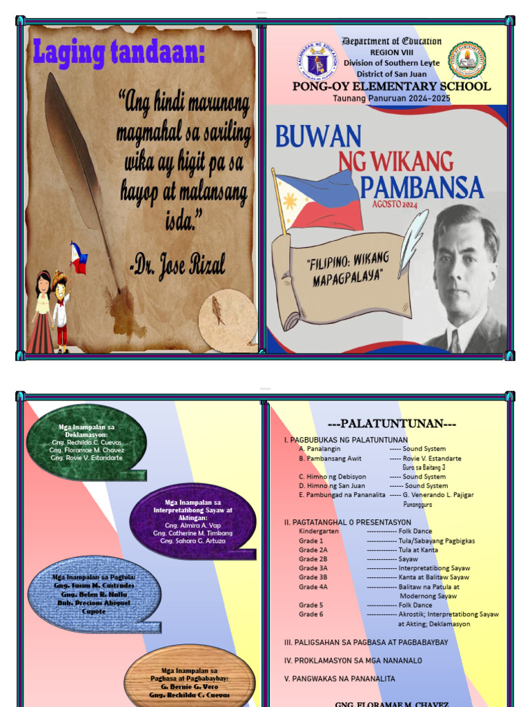 PROGRAMA-SA-BUWAN-NG-WIKA | PDF