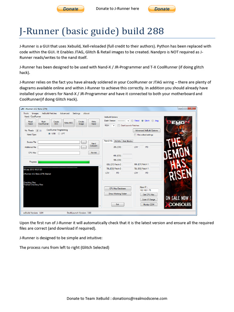 J-Runner UserGuide | PDF