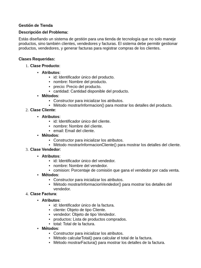 Previo 1 POO 2024 - 2 | PDF