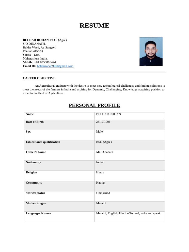 Rohan Resume | PDF