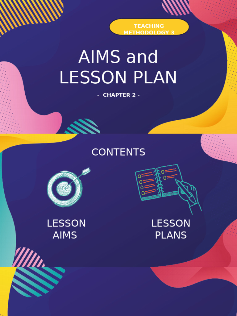Lesson aims and Lesson plan (3) | PDF