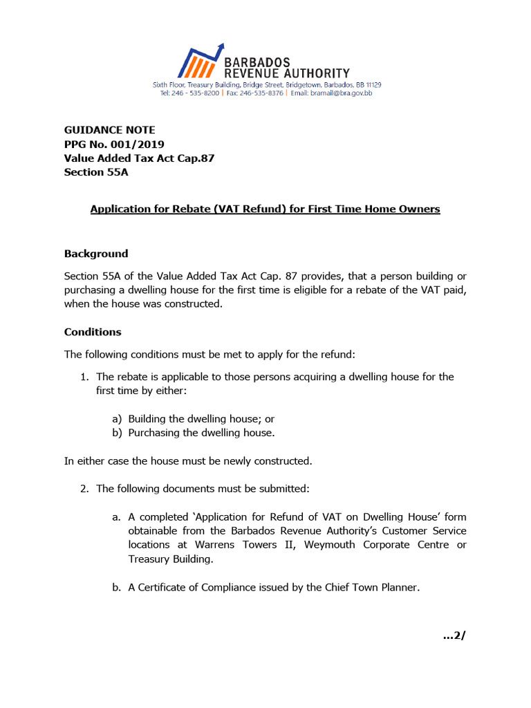 Guidance_Note_No._1_-_First_Time_Home_Owners | PDF