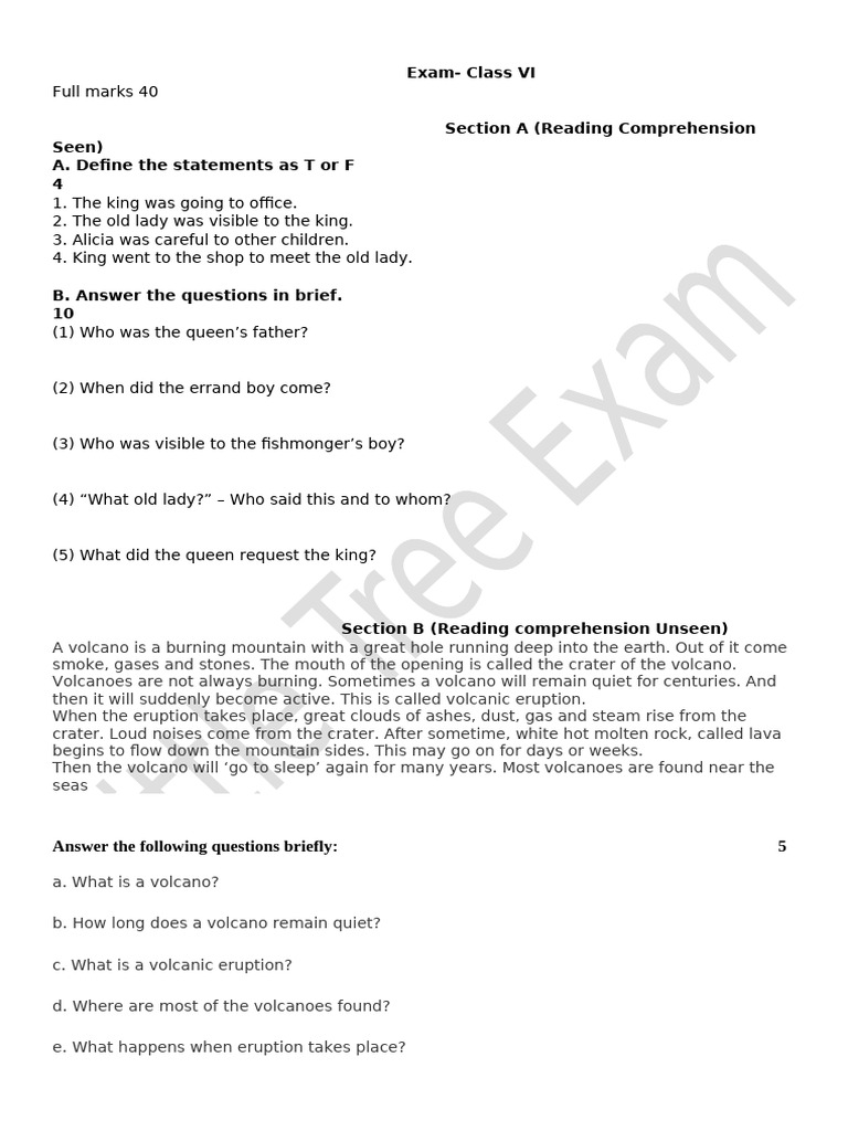 Class Vi Magic Fish Bone q | PDF