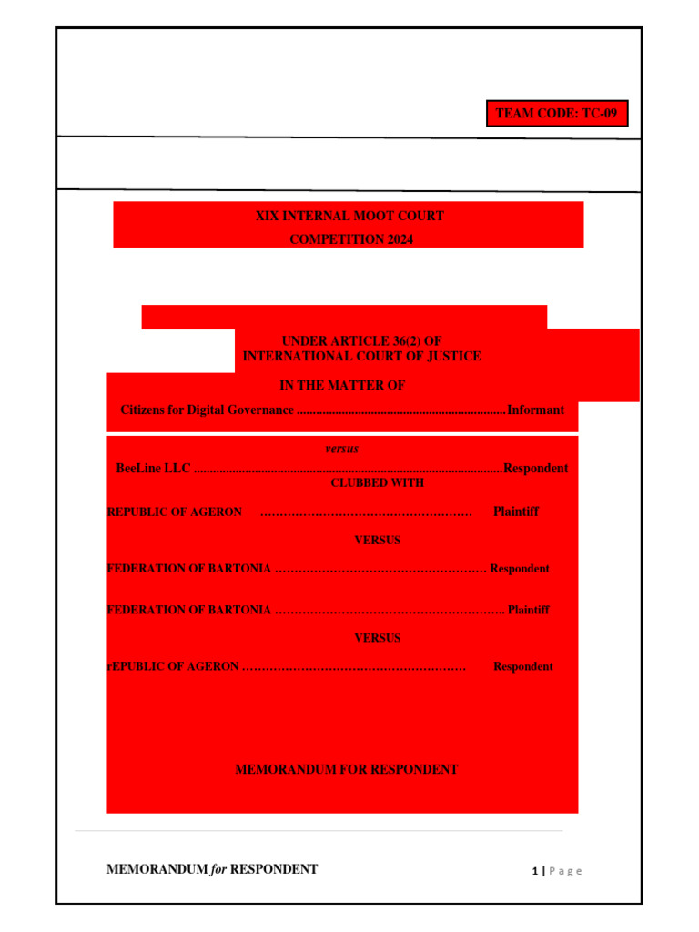 Respondent Memo | PDF