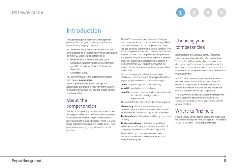 Project Management Pathway Guide Chartered Rics 5 | PDF