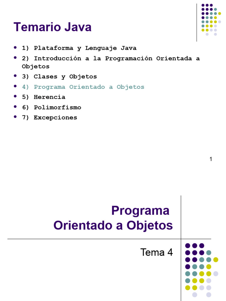 Tema4 Poo | PDF