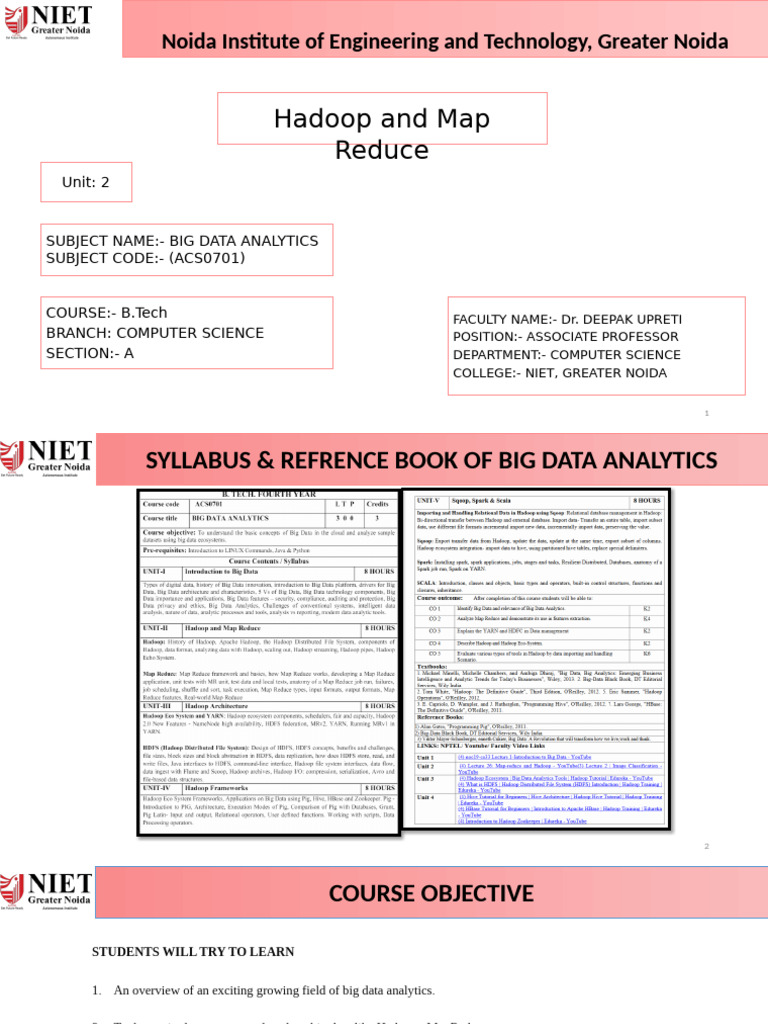 BDA Unit 2 - Dr. Deepak Uprety | PDF