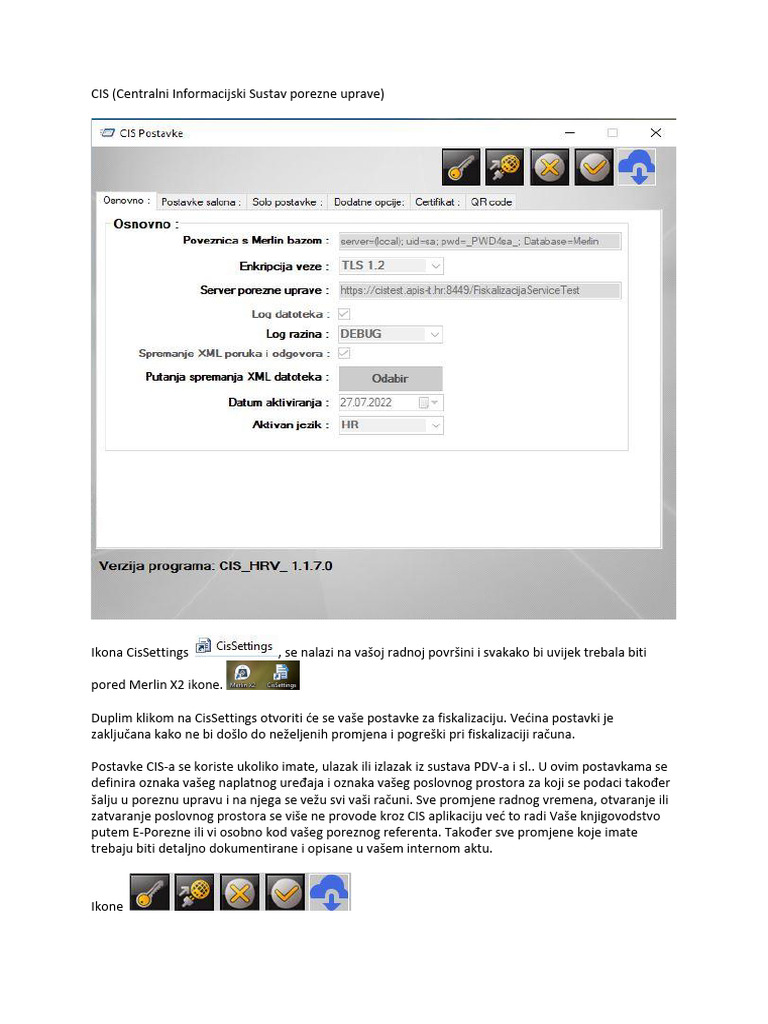 CIS Centralni Informacijski Sustav Porezne Uprave | PDF