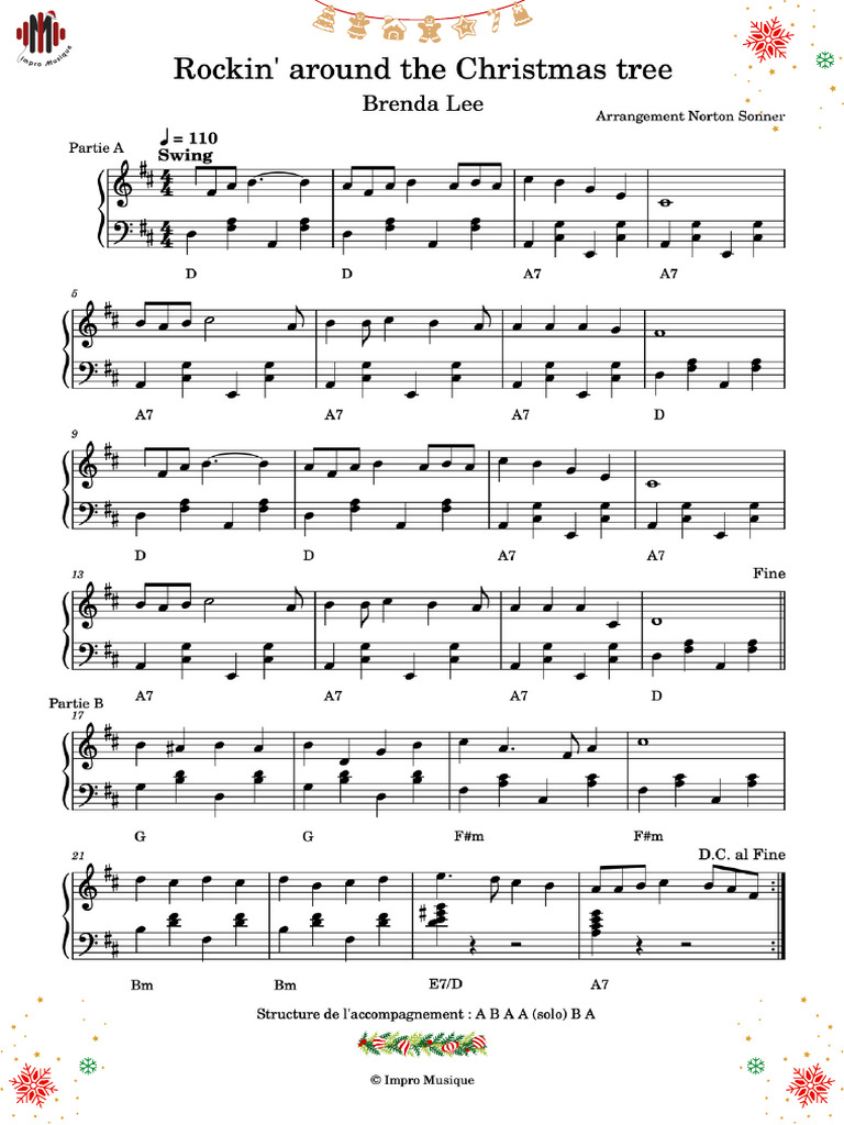 Rockin' Around The Christmas Tree - Partition | PDF