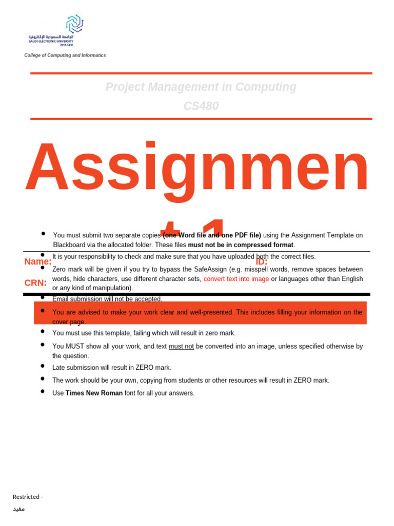 CS480-Assignment 1 | PDF